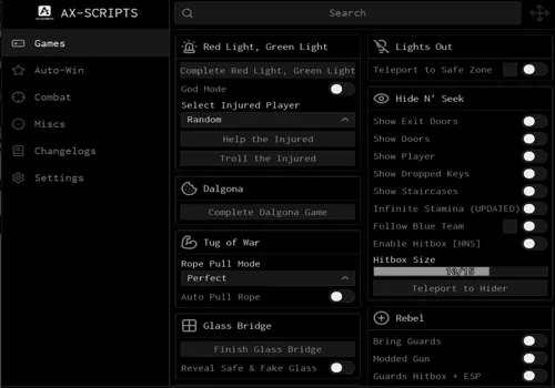 Ink Game Script Ax Hub Roblox Scripter 1590