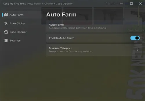 Case Rolling RNG script - (AutoFarm, AutoClicker) - Roblox-Scripter