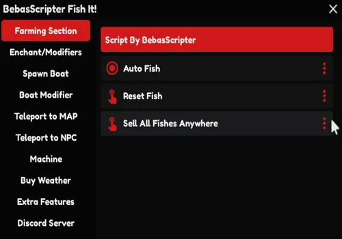 Fish It script - (Auto Fish, Rod Modifier, Bait Modifier) - Roblox-Scripter