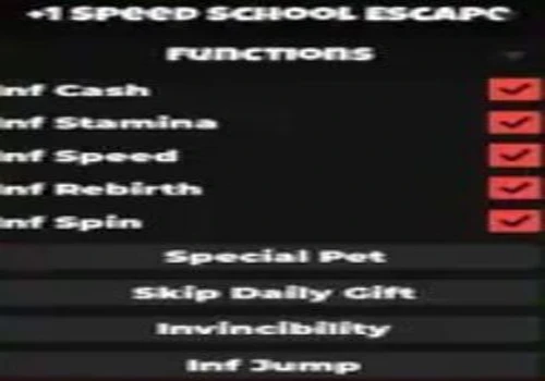 +1 Speed School Escape script - (INF Cash, INF Stamina) - Roblox-Scripter