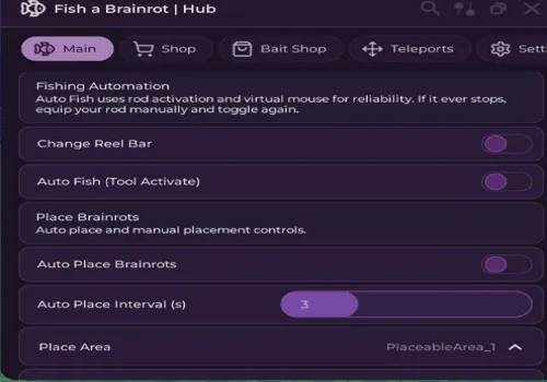 Fish a Brainrot script - (Auto Fish, Auto Place brainrots, Auto Collect ...