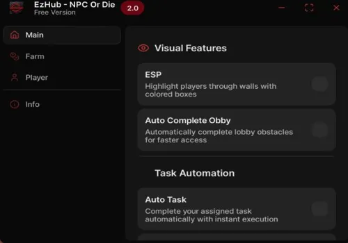 NPC or Die script - (EZ Hub) - Roblox-Scripter