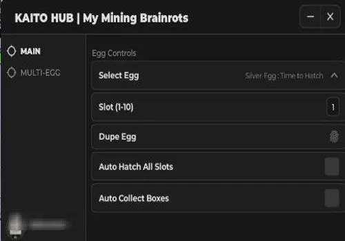 My Mining Brainrots script - (Egg Dupe, Auto Hatch Eggs) - Roblox-Scripter