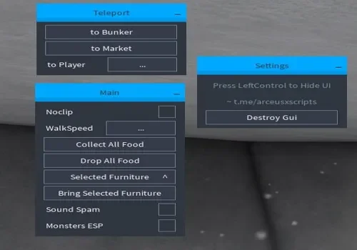 Dangerous Night script - (Teleports, Collect all foods and more ...
