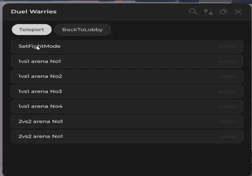 Duel Warriors script - (Teleports to any arena) - Roblox-Scripter