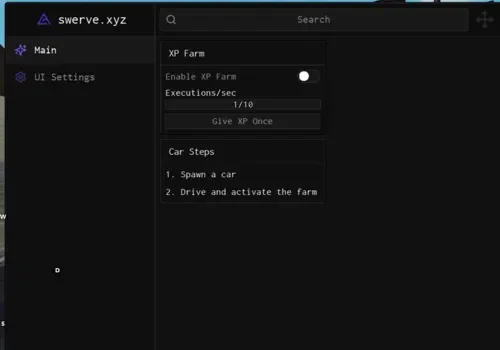 Project Swerve script - (Aura XP Farm) - Roblox-Scripter