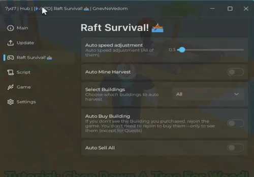 Raft survival script - (Auto Mine, Auto Sell) - Roblox-Scripter