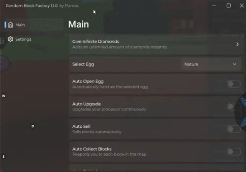 Random Block Factory script - (INF Diamonds, AutoOpen Eggs) - Roblox ...